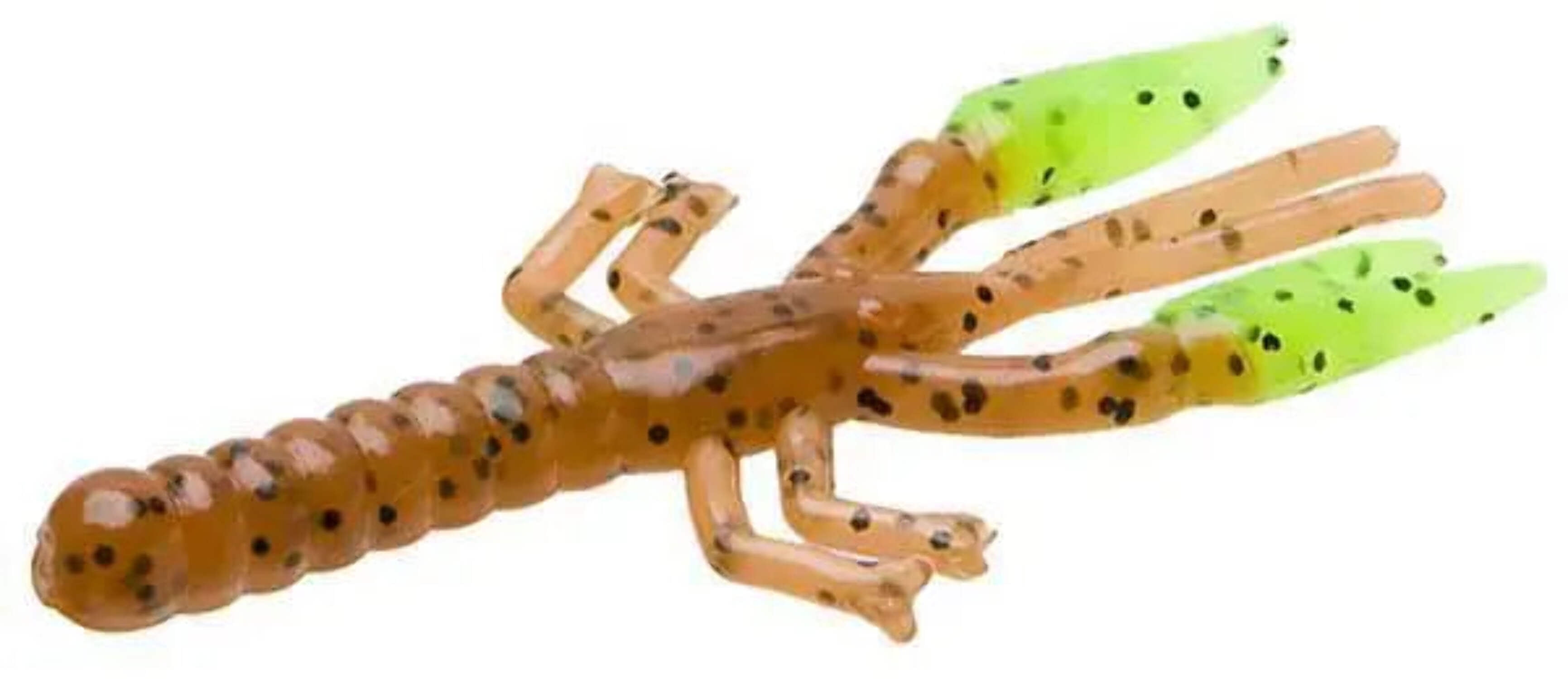 Zoom Lil Critter Craw Pumpkin Chartreuse Soft Plastic Crawfish ...