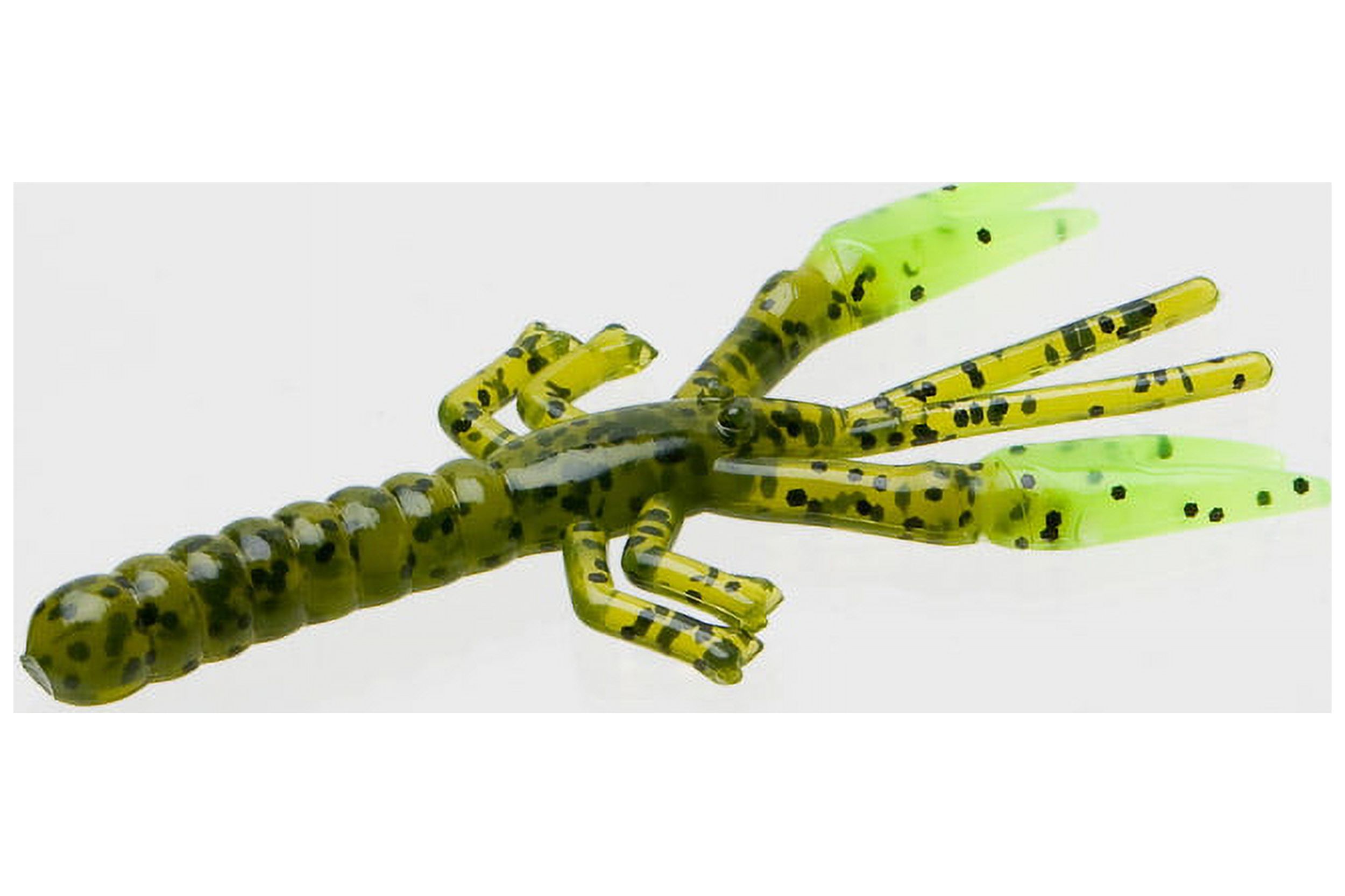 Zoom Lil Critter Craw Watermelon Chartreuse Claw Soft Plastic Crawfish ...