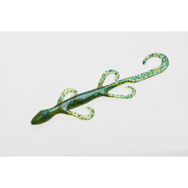 Zoom Lizard Fishing Bait, Blue Watermelon, 6”, 9-pack, Soft Baits ...