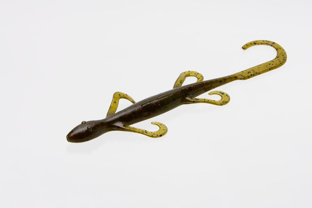 Zoom Mag Lizard 8'' Green Pumpkin Red 9pk - Walmart.com