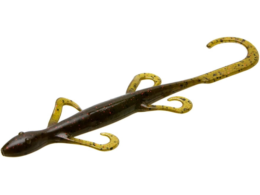 Zoom Mag Lizard 8'' Green Pumpkin Red 9pk - Walmart.com