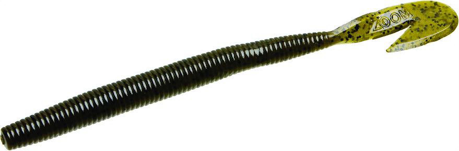 Zoom Mag U-V Speed Worm 7'' Green Pumpkin 8pk - Walmart.com