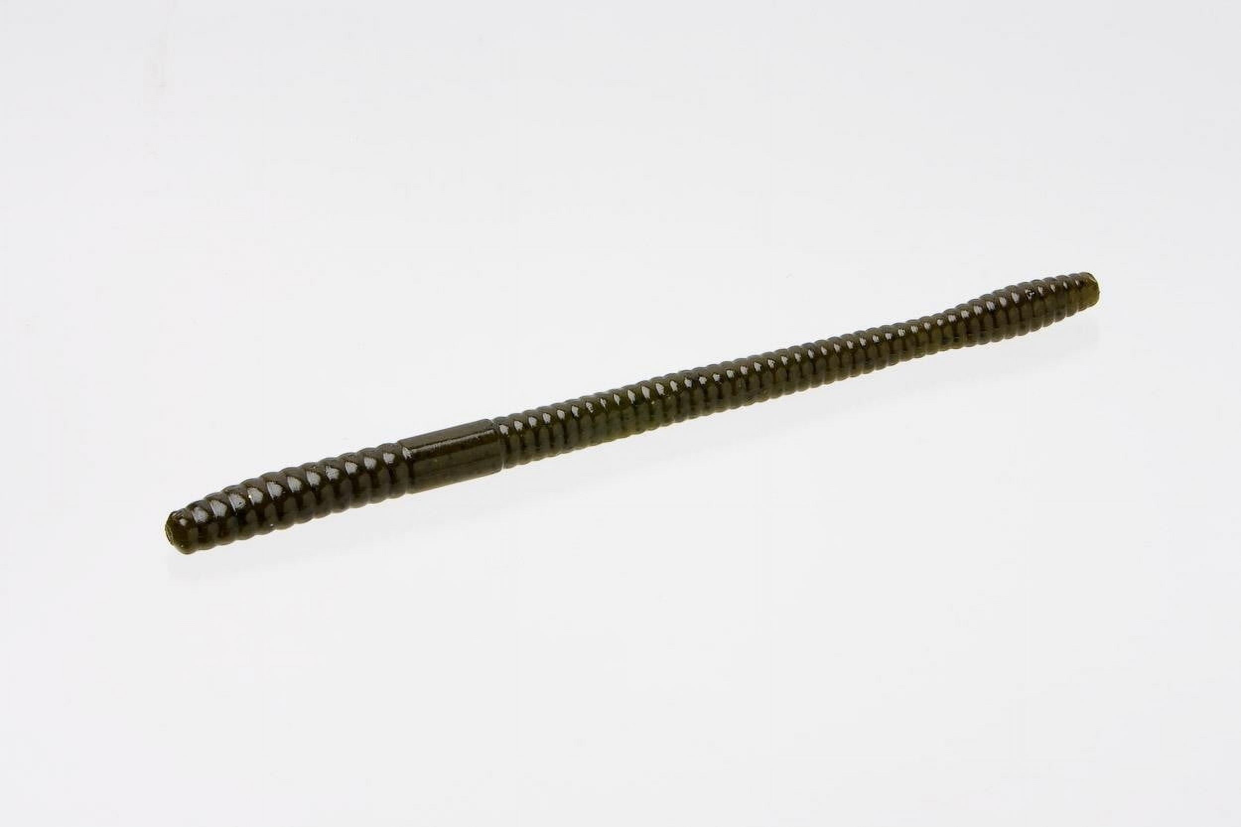 Zoom Magnum Trick Worm 7'' Green Pumpkin 8pk - Walmart.com
