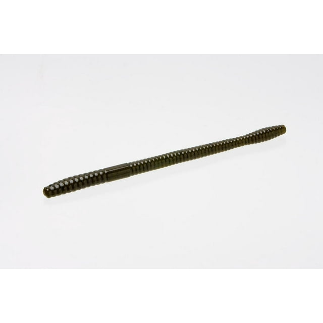 Zoom Magnum Trick Worm 7'' Green Pumpkin 8pk - Walmart.com