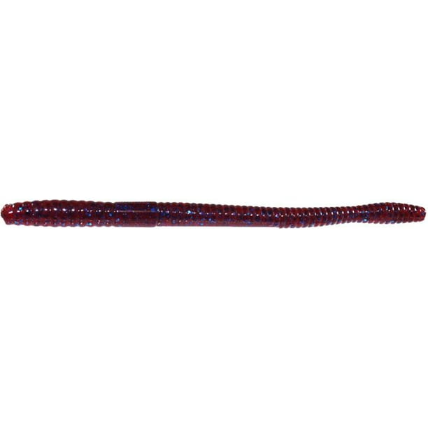 Zoom Magnum Trick Worm 7'' Plum 8pk - Walmart.com