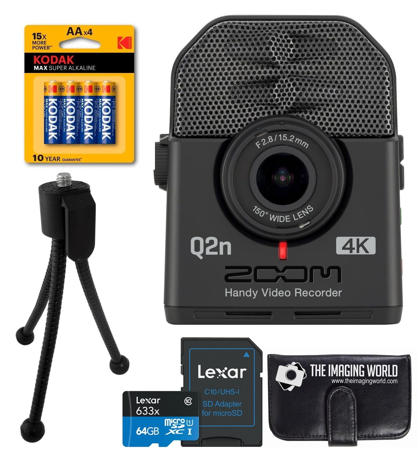 Zoom Q2n-4K Handy Video Recorder, 4K/30P Ultra High Definition Video ...