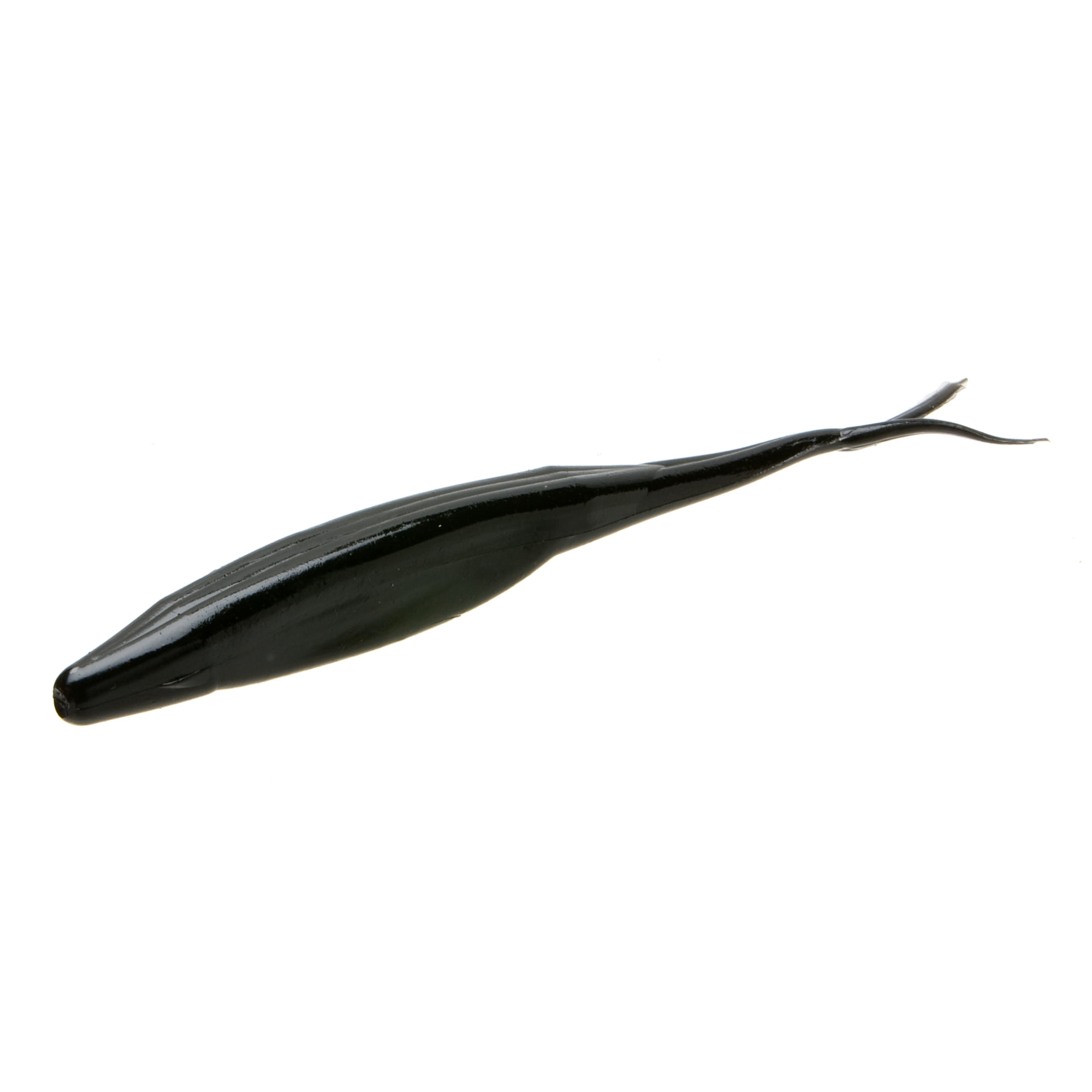 Zoom Super Fluke 5'' Black 10pk - Walmart.com