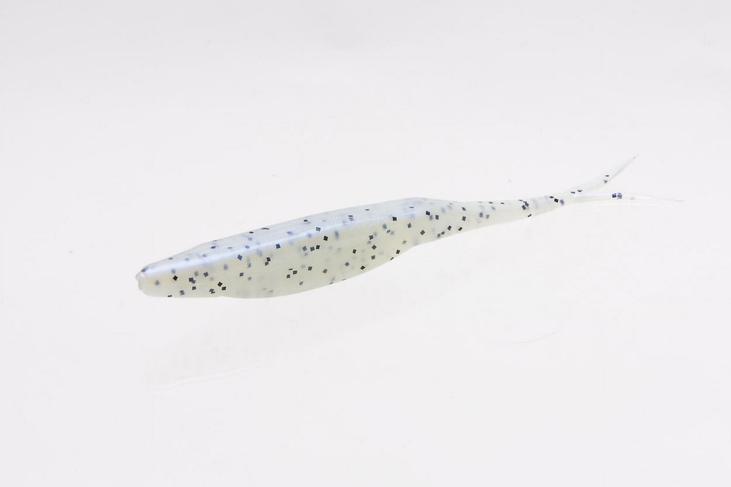 Zoom, Super Fluke 5'' Glimmer Blue 10pk, Deep Belly, Salt-Impregnated ...