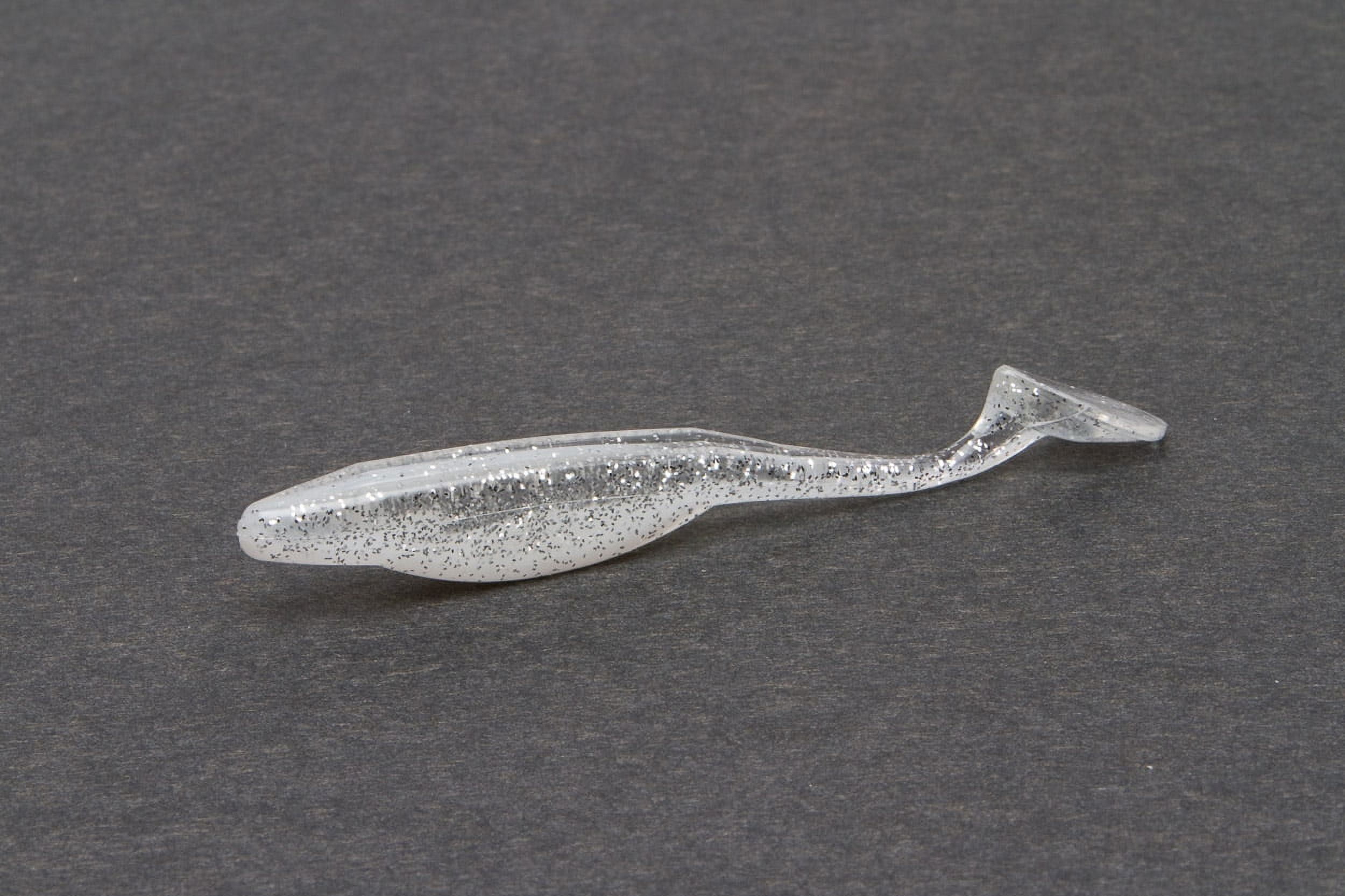 Zoom Swimmin Super Fluke Jr White Ice 10pk - Walmart.com