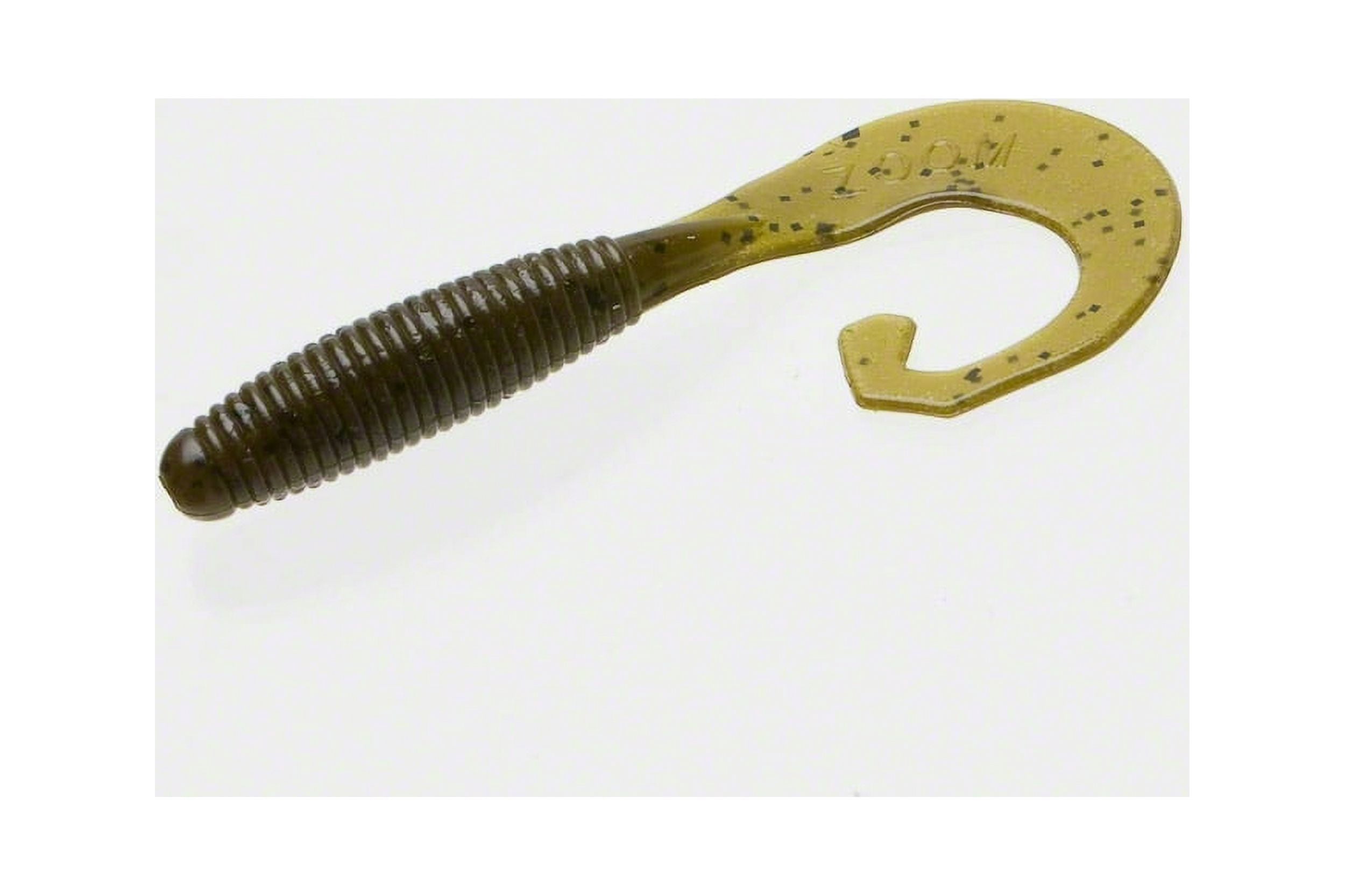 Zoom Tab Tail Grub 4'' Green Pumpkin 10pk - Walmart.com