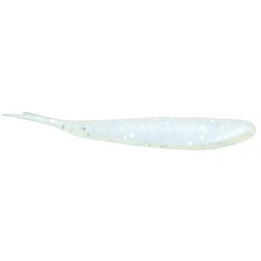 Zoom Tiny Fluke 3'' White Pearl 20pk - Walmart.com