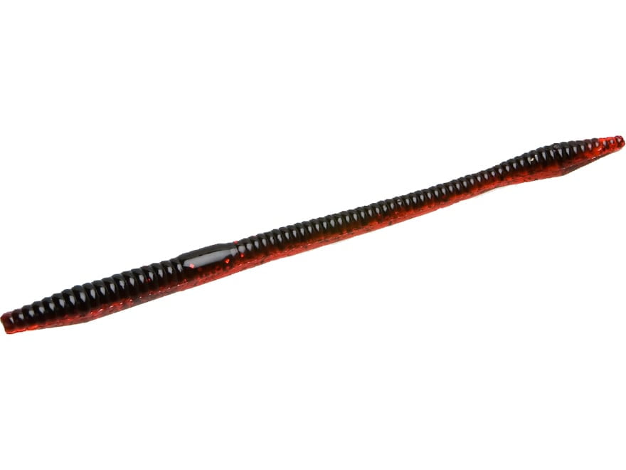 Zoom Trick Worm 6.5'' Black Ruby 20pk - Walmart.com