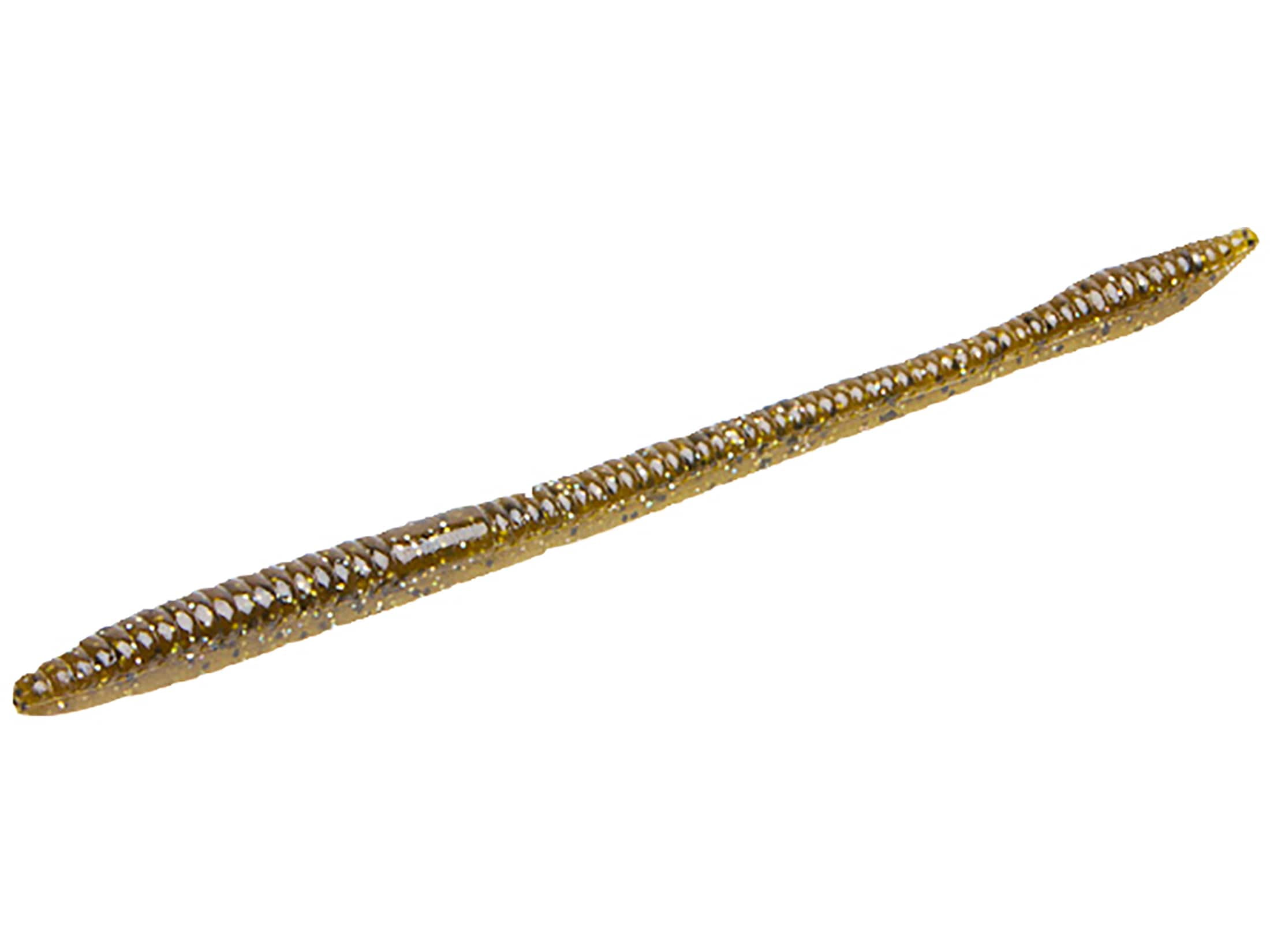 Zoom Trick Worm 6.5'' ,Green Pumpkin Magic, 20 Pack - Walmart.com