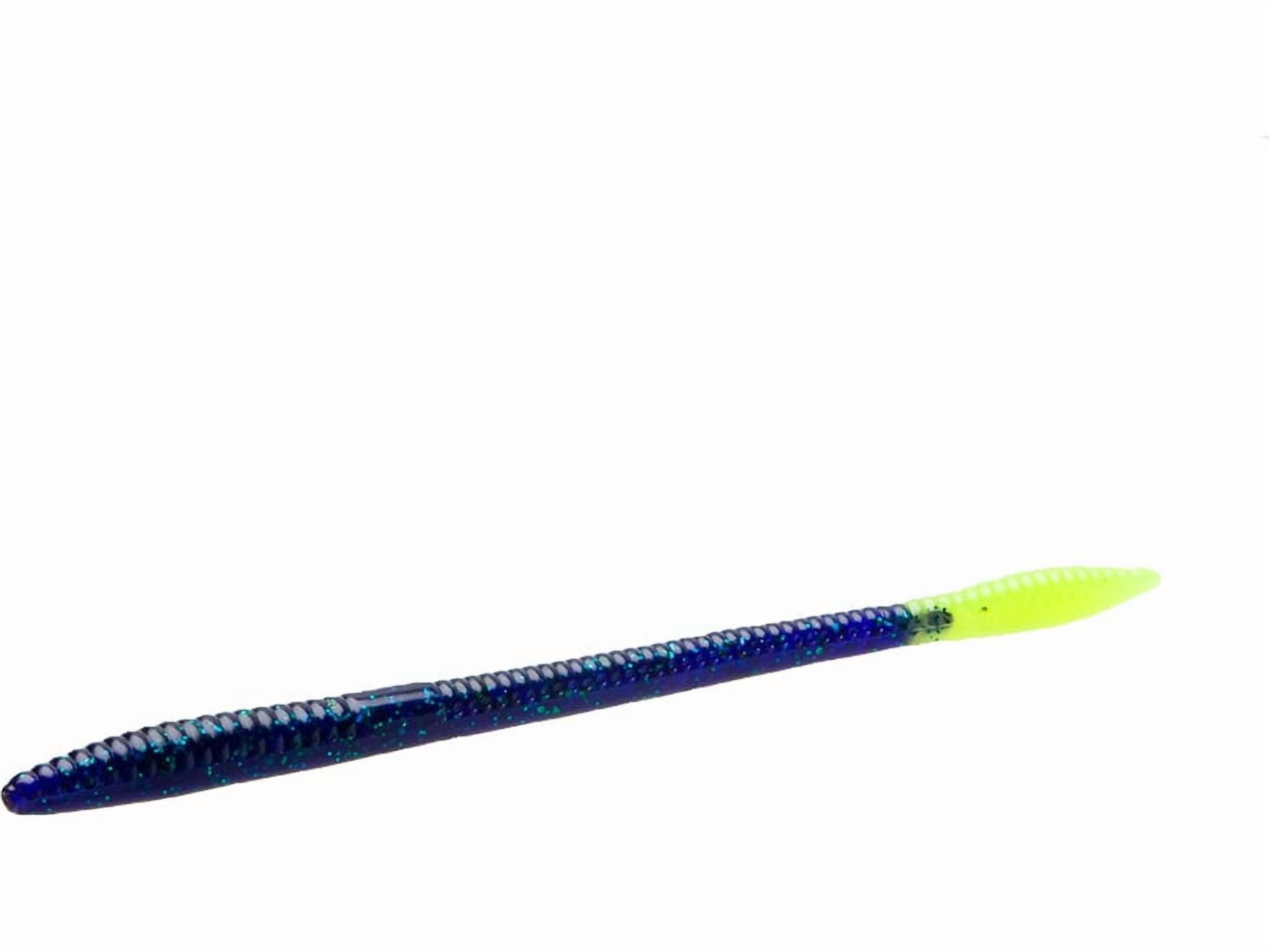 Zoom Trick Worm 6.5'' Junebug/Chartreuse 20pk - Walmart.com
