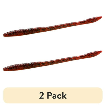 Zoom Trick Worm 6.5'' Junebug/Chartreuse 20pk - Walmart.com