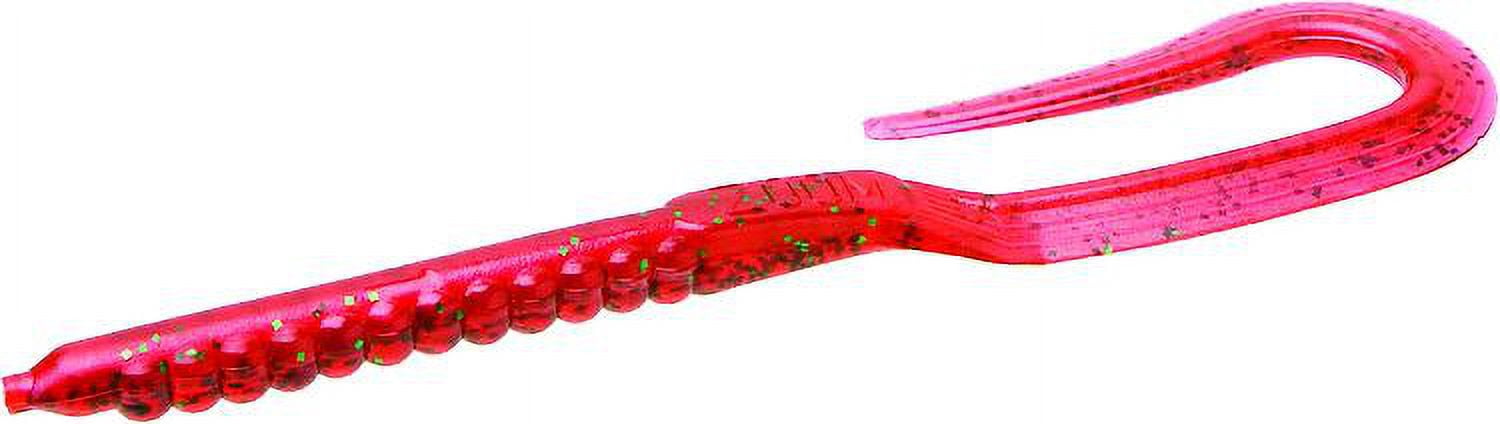 Zoom 001270 U-Tale Worm 6 3/4" 20Pk Red Bug Shad - Walmart.com