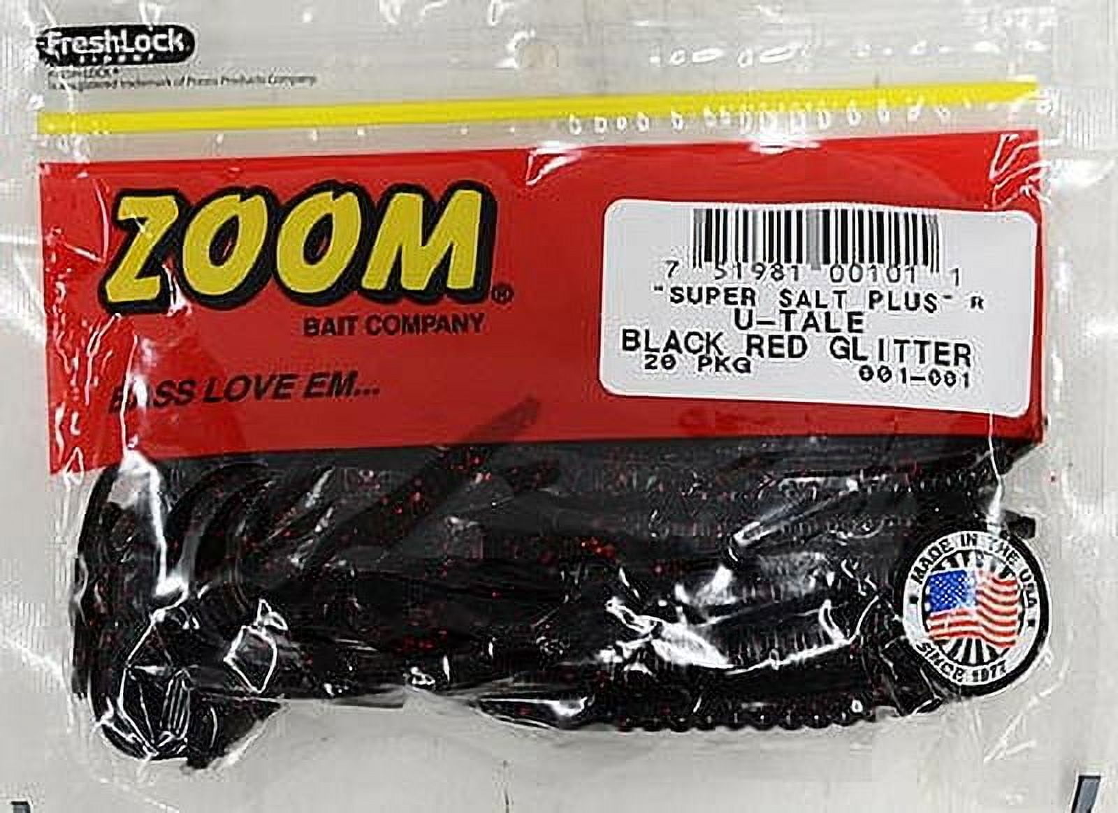Zoom U-Tale 6'' Black Red Glitter 20pk - Walmart.com