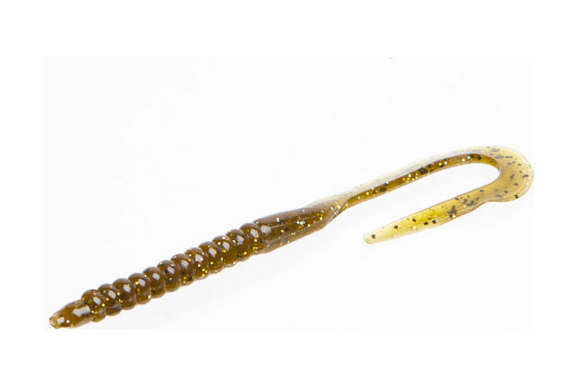 Zoom U Tale Worm Green Pumpkin Magic Soft Plastic Fishing Worm ...