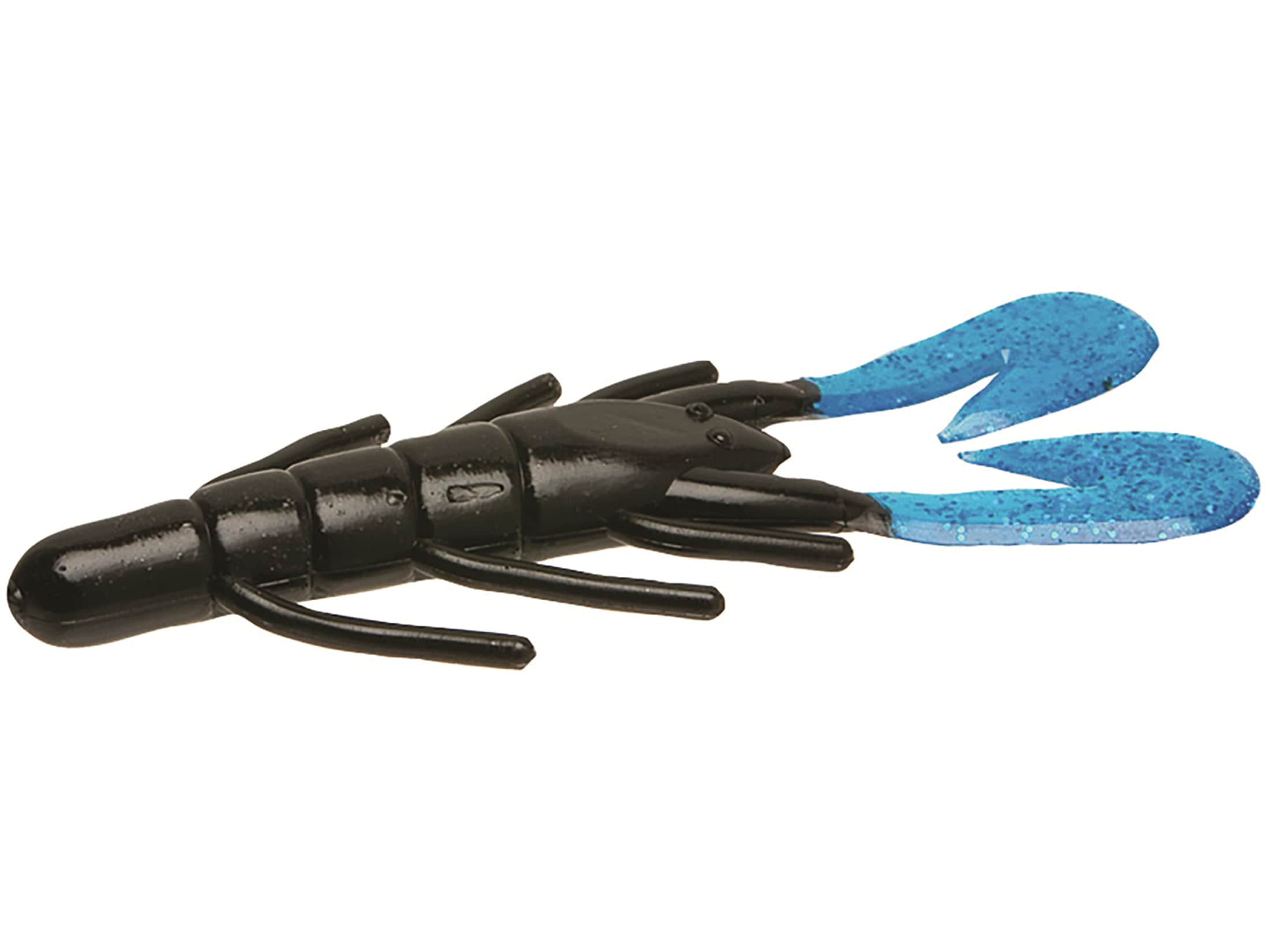 Zoom U-V Speed Craw 3.5'' Black/Blue Claw 12pk - Walmart.com