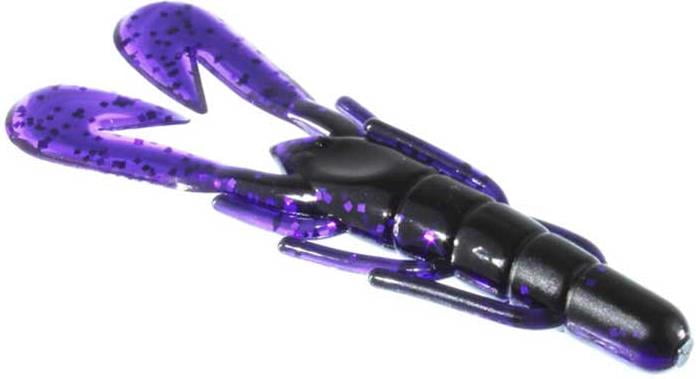 Zoom U-V Speed Craw, 12 Pack, 3.5in, Black Light - Walmart.com
