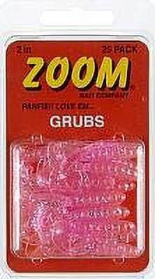 Zoom Unrigged Grubs 2 inch Pink Multi-Colored - Walmart.com