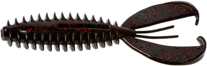 Zoom Z-Craw Jr Black Red Glitter 8pk - Walmart.com