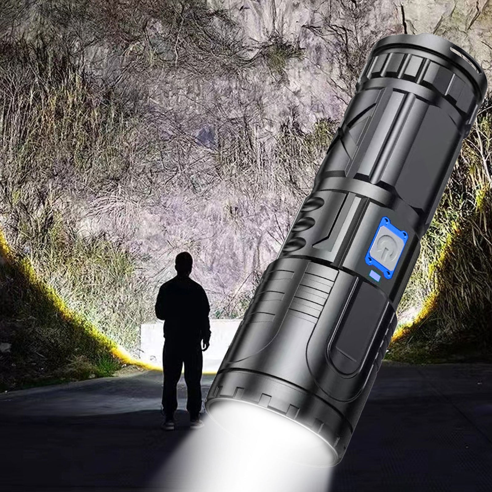 Zoomable Handheld Flashlight, Lumens Super Bright Flash Light ...
