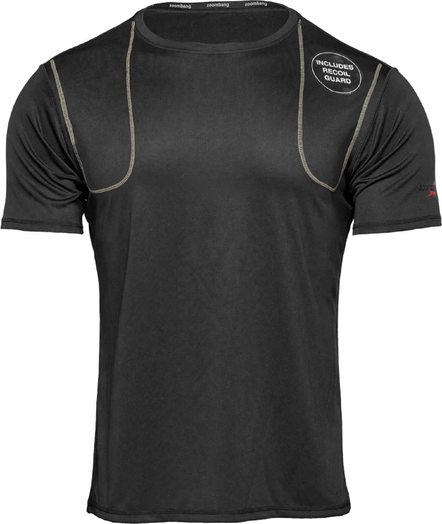 Zoombang Adult Small Shooting Shirt with Recoil Guard, Black - Walmart.com