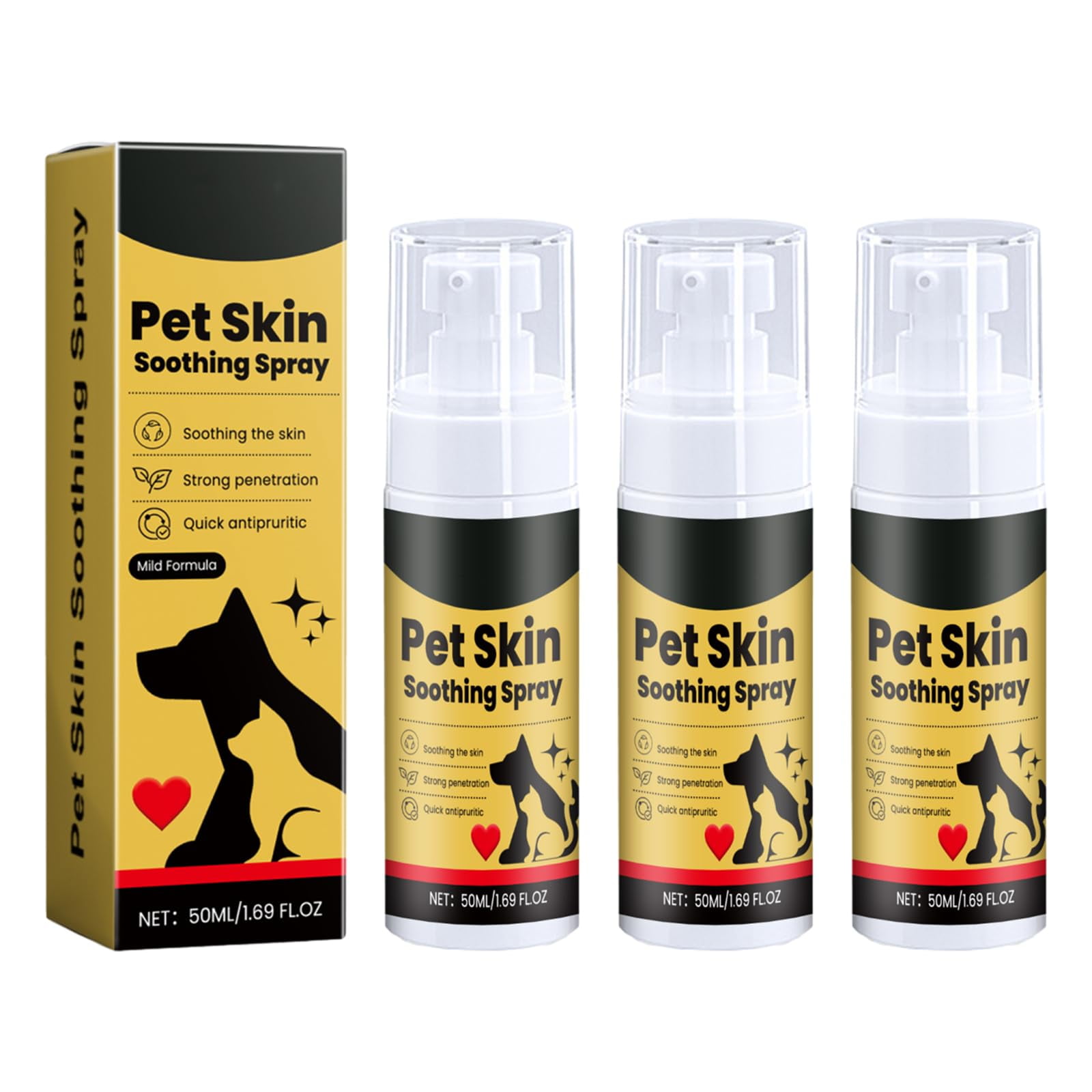 Zoomie Spray for Dogs, Dogs Skin Repair Spray, Pet Skin Treatment Spray ...