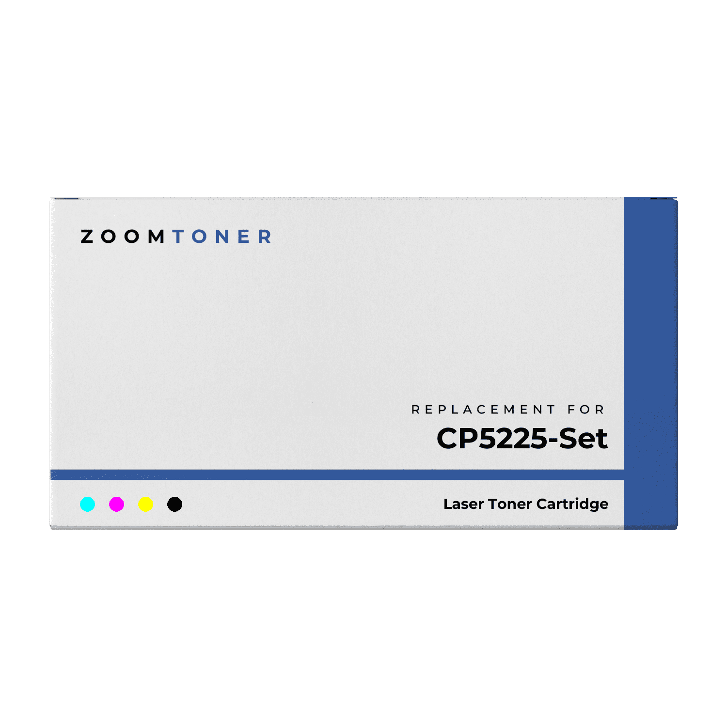 Zoomtoner Compatible with HP CP5225 Set Laser Toner Cartridge - Regular ...