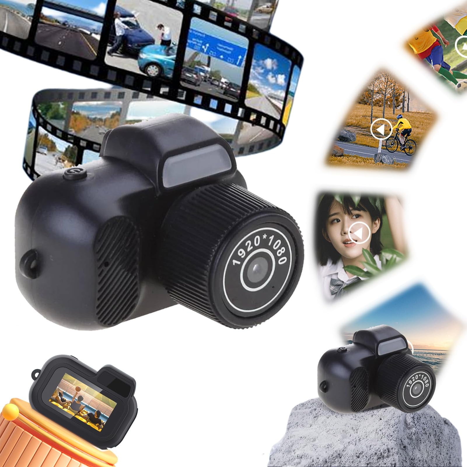 Zoomu Mini Camera Keychain, Zoomu 1080P Mini Digital Camera Keychain ...