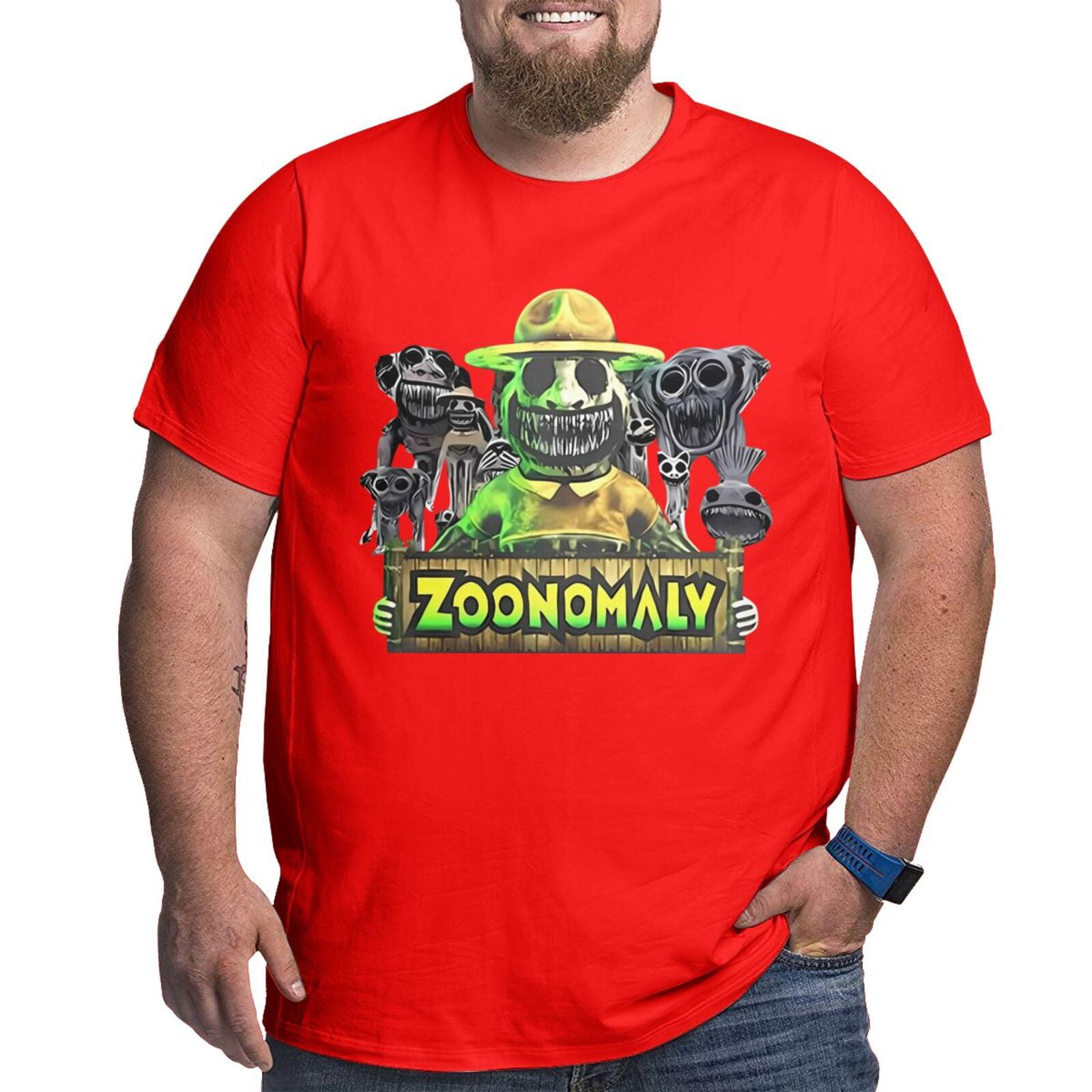 Zoonomaly Big Size Men's T-shirt - Walmart.com