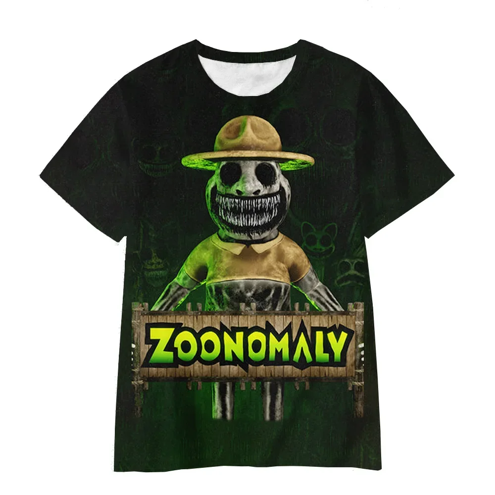 Zoonomaly Merch T-shirt Trend 3D Printing Casual Short-sleeved Men And ...