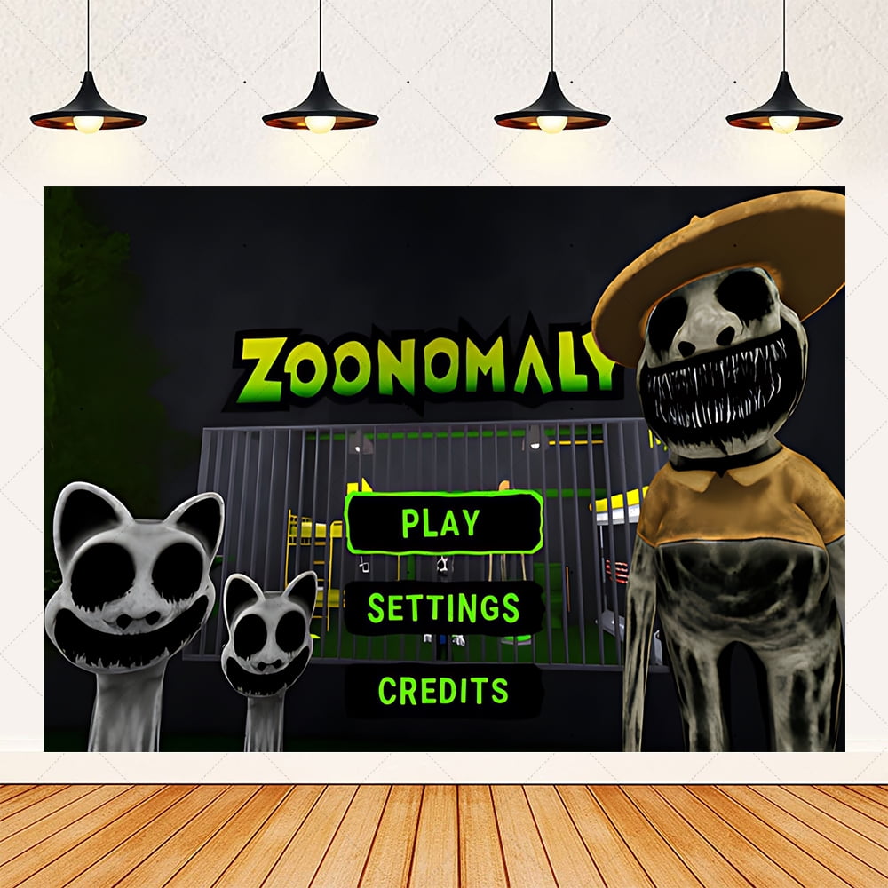 Zoonomaly Theme Birthday Party Number Balloon Banner Background Cake ...