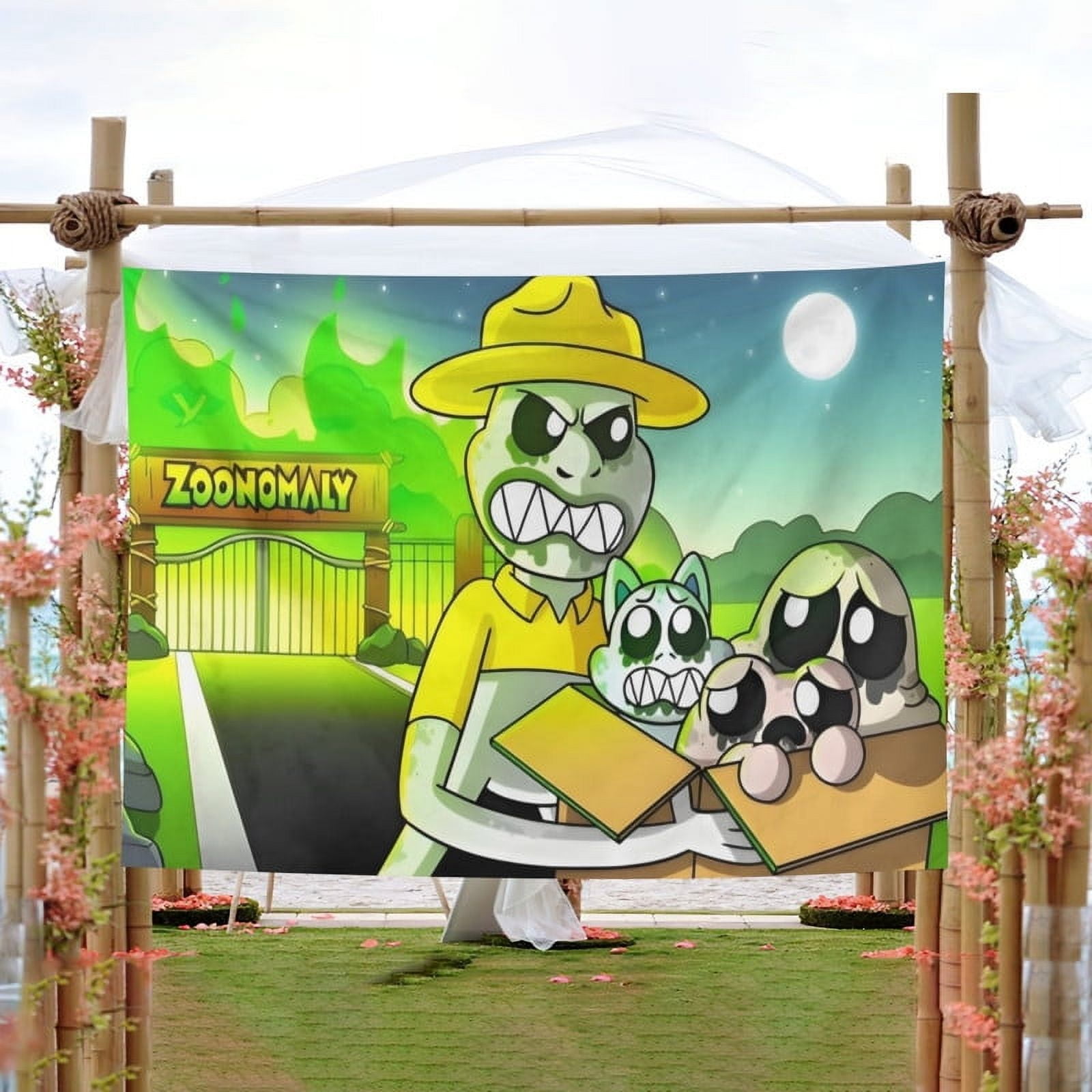 Zoonomaly pattern wall hanging 50*60 inches high-quality peach skin ...