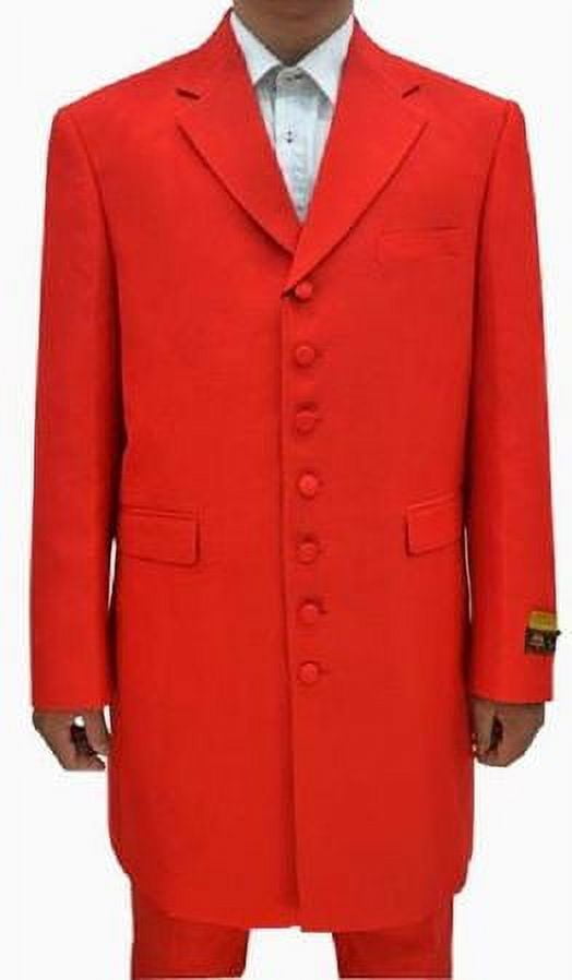 Zoot Suits for Men Bright Red 3 Piece by Alberto Zoot-100 - Walmart.com