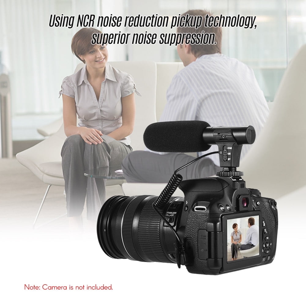 Zootealy External Microphone for DSLR, Mini Cardioid Mic for Vlogging ...