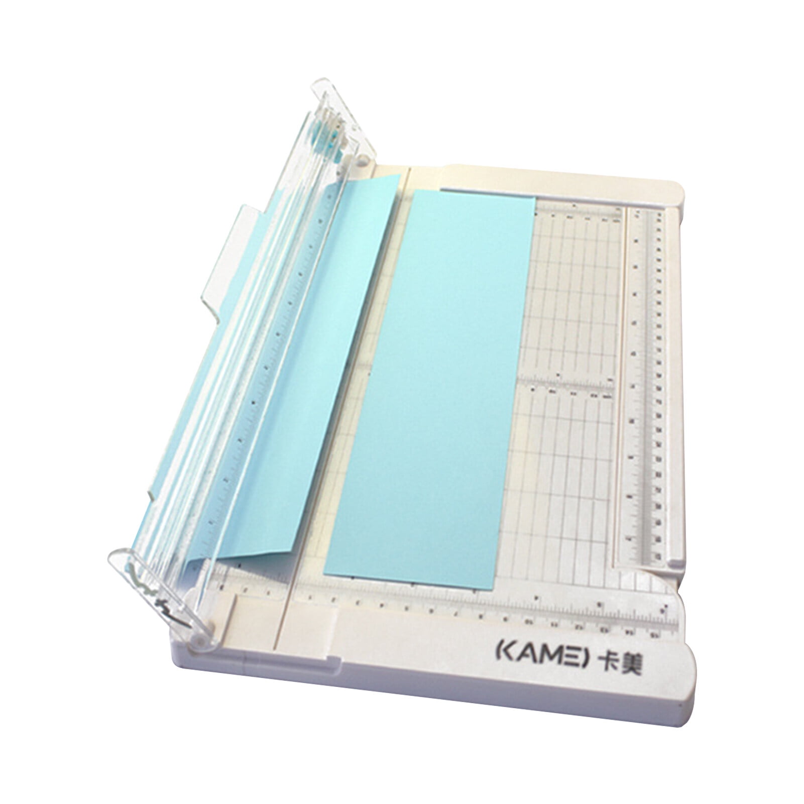 Zootealy Mini Paper Cutter, 12" Cutting Length, White/Blue - Walmart.com