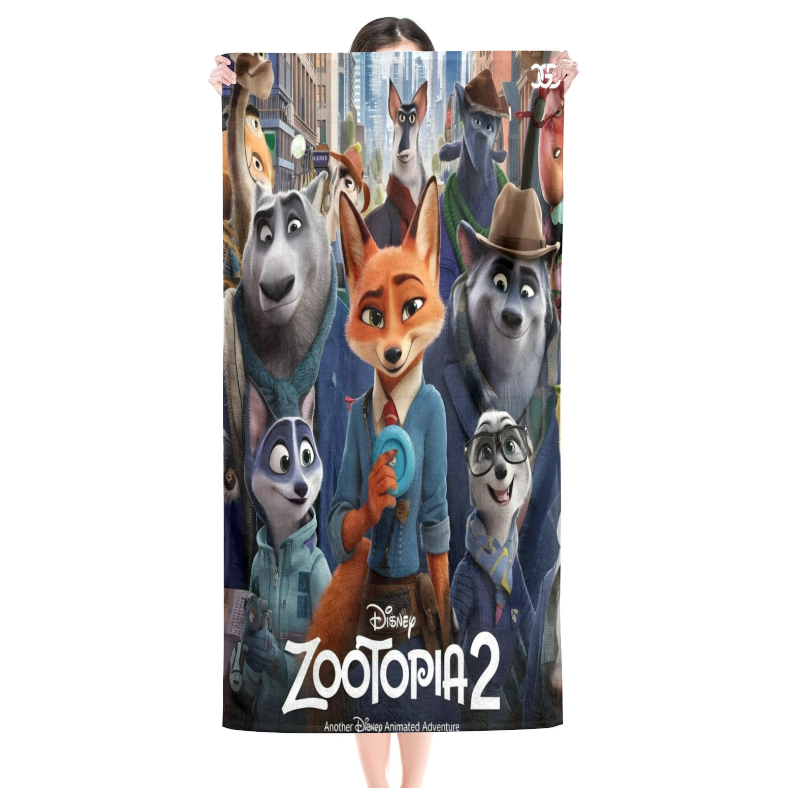 Zootopia 2 Double-Side bath Towel.30" x 60" - Walmart.com