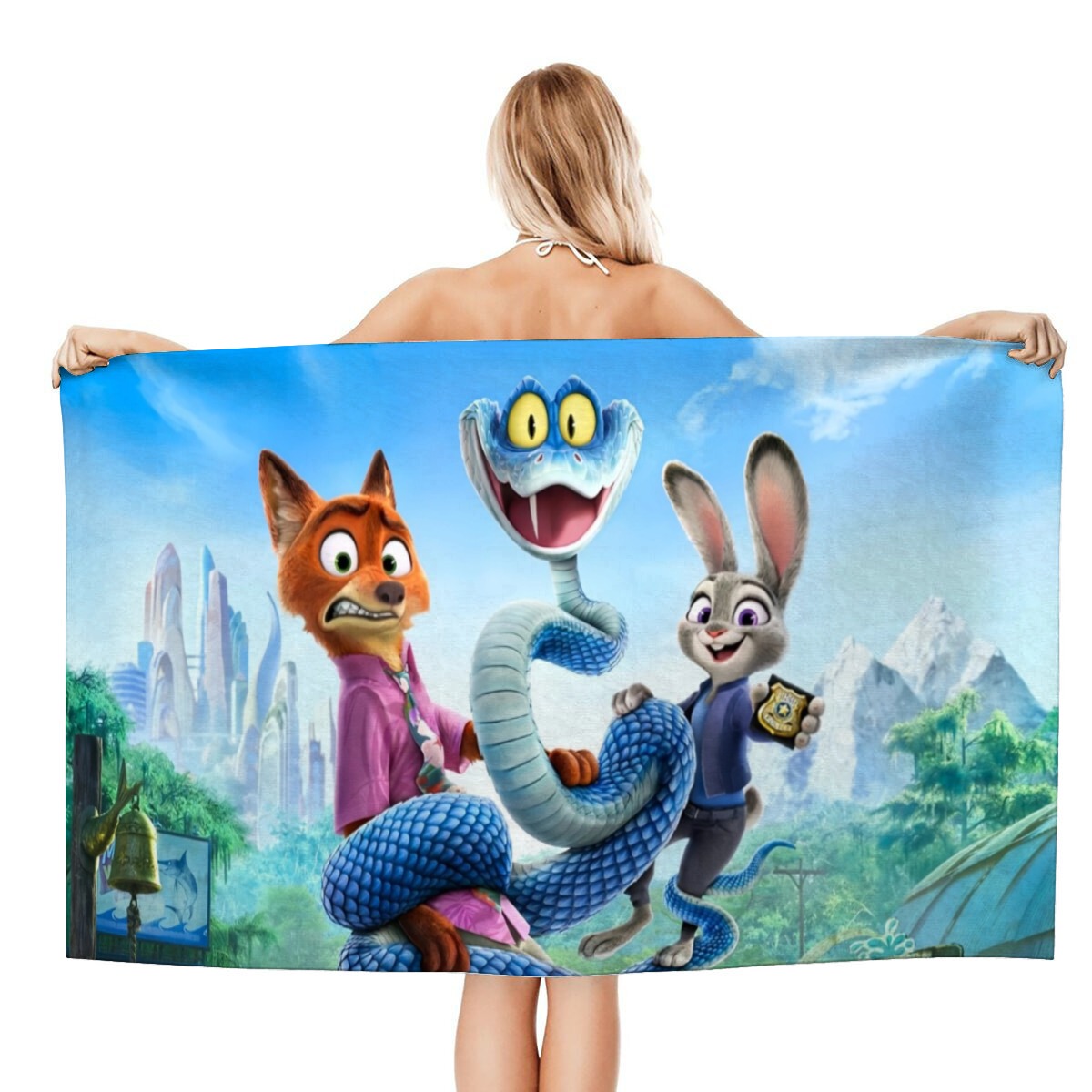 Zootopia 2 Gifts Beach Towel for Women Girl Birthday Inspired Fan Bath ...