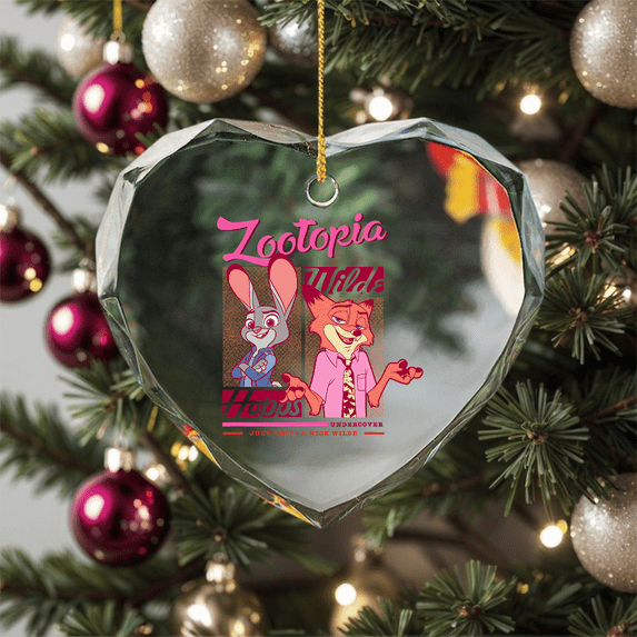 Zootopia 2 Judy Hopps Nick Wilde Undercover Ornament, Hanging Decor ...