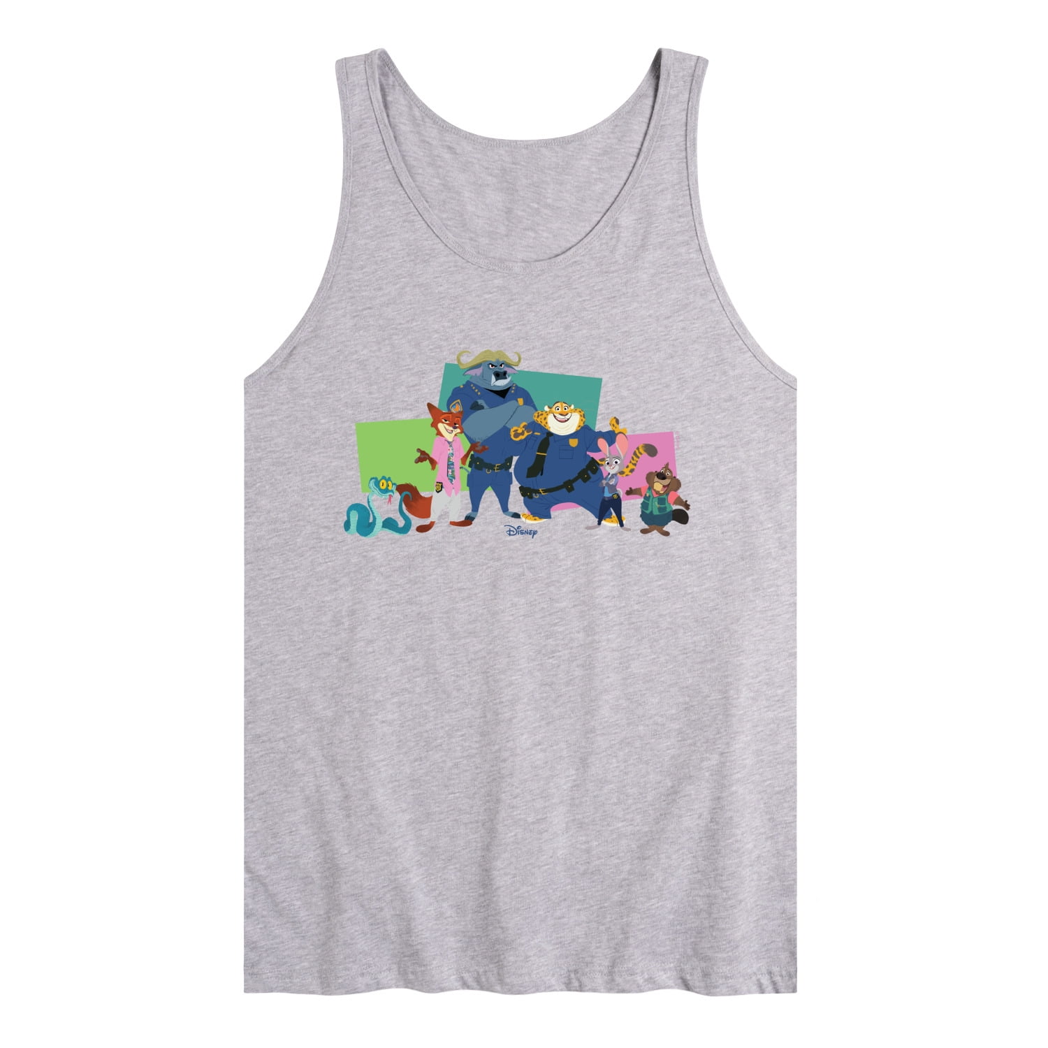 Zootopia 2 - Nick, Judy, And Friends - Men's Sleeveless Graphic Tank ...