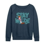 Zootopia 2 - Nick The Fox Stay Wilde - Women's French Terry Long Sleeve ...