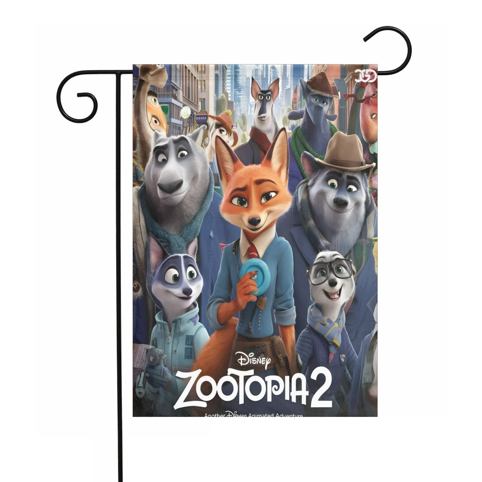 Zootopia 2 garden flag perfect for outdoor decoration（28"x40 ...