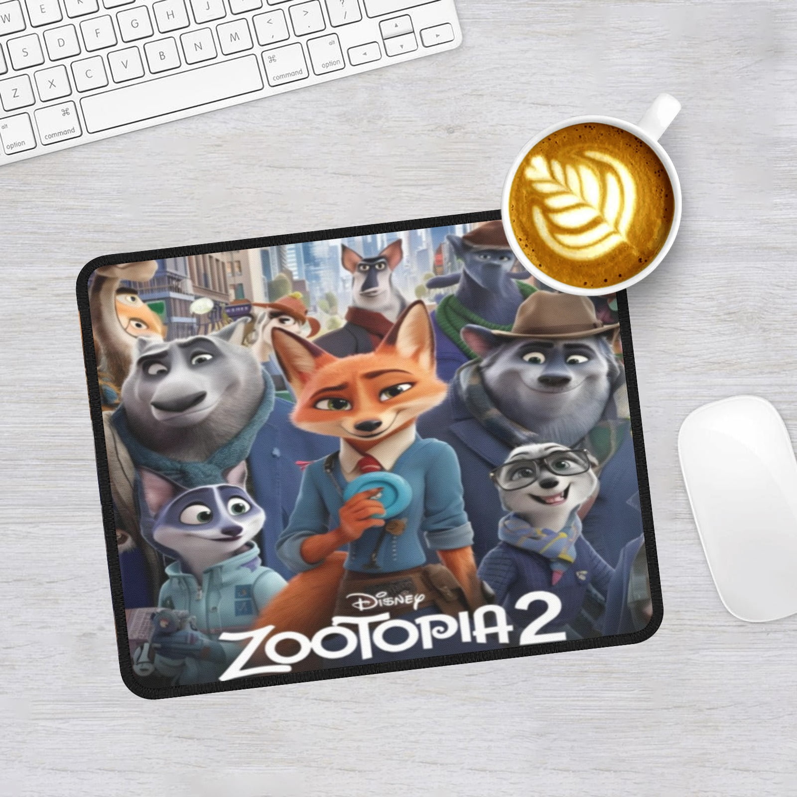Zootopia 2 mat is the ideal choice for your table.8.66" × 7.09 ...