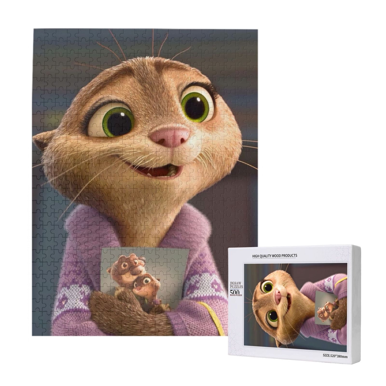 Zootopia Anime Puzzles Boys Girls Teens 300/500/1000 Piece Wooden ...