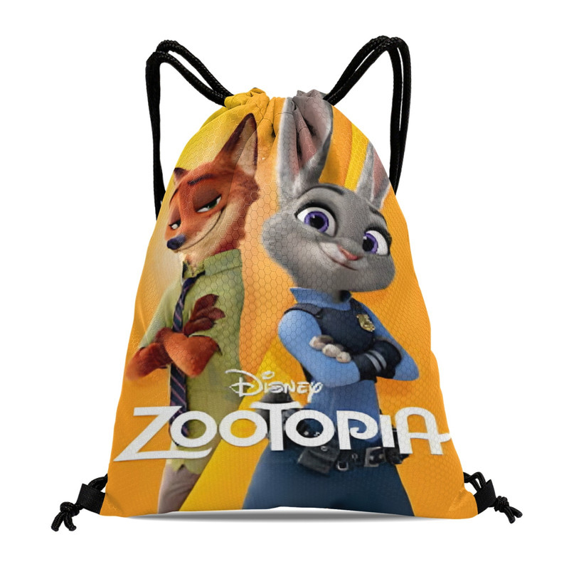 Zootopia Backpack Bag Goodies Merch Drawstring Party Favors Gym ...