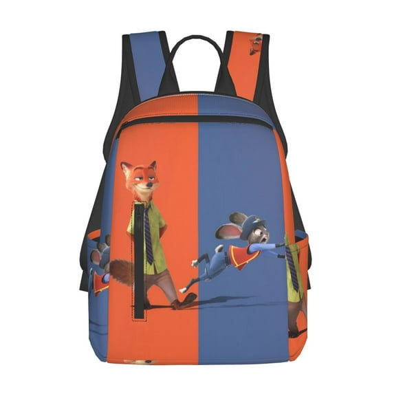Zootopia Backpack Student School Bag Bookbag Satchel Lightweight Unisex ...