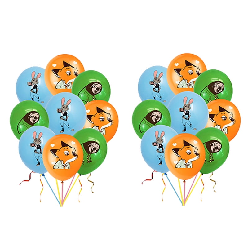 Zootopia Balloons Party Supplies Birthday Favors Decorations Decor Kit ...