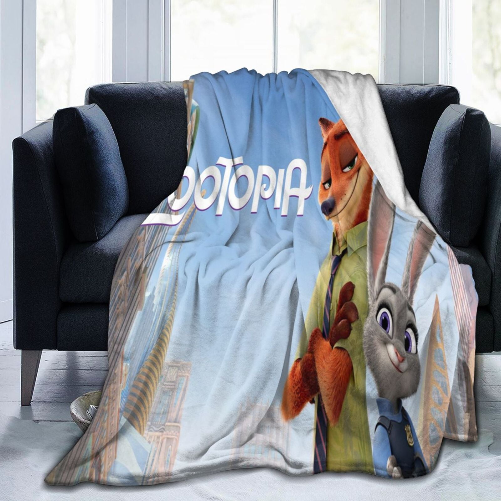 Zootopia Blanket 50"X40" Soft Cozy Warm All Season Lightweight Bed ...